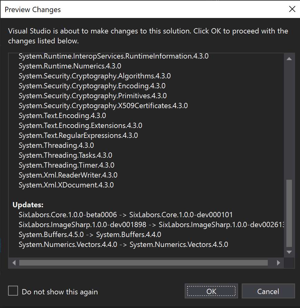 Required Version of System.Buffers? · Issue #900 · SixLabors/ImageSharp · GitHub