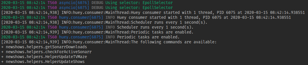 Huey consumer not using logger configuration · Issue #502 · coleifer/huey · GitHub