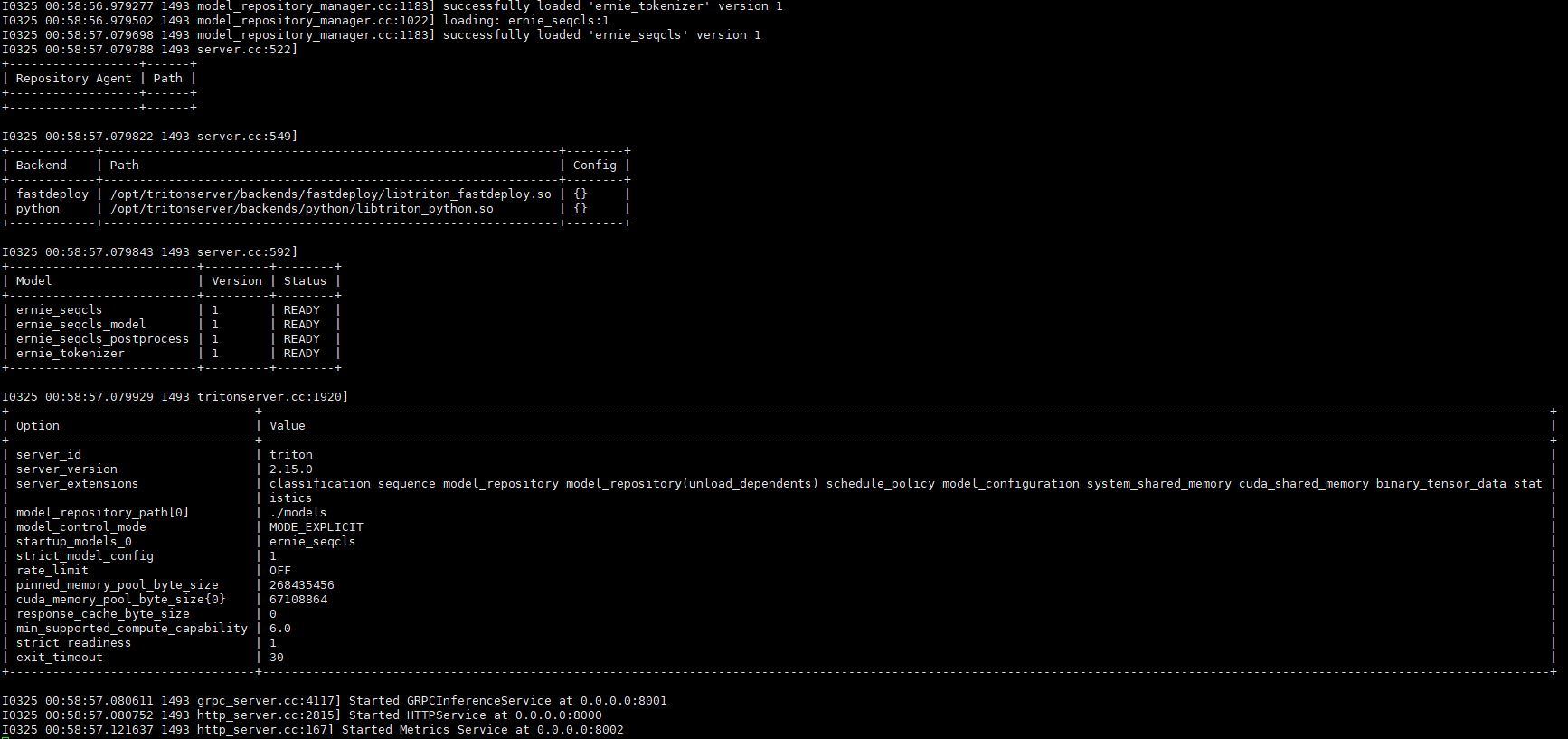 部署ernie模型报错 · Issue #1704 · PaddlePaddle/FastDeploy · GitHub