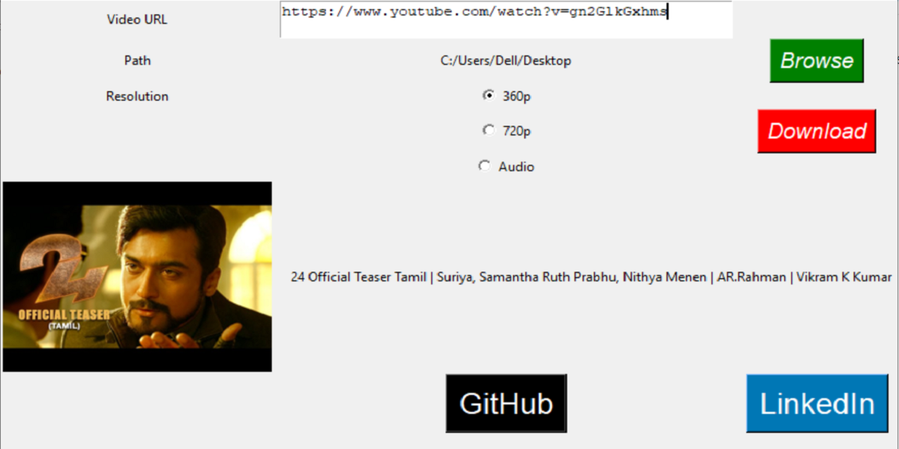 Blackcat Youtube Downloader using Pytube and PyQt (Open Source Youtube ...
