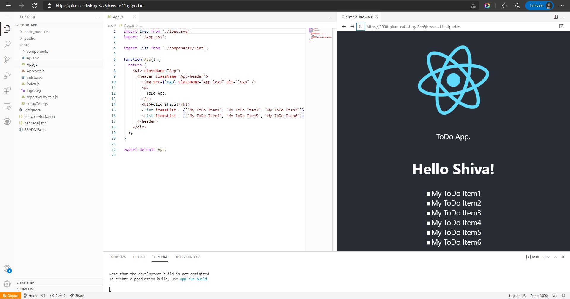 [HW] Shivateja Burle · Issue #93 · datastaxdevs/appdev-week1-todolist · GitHub