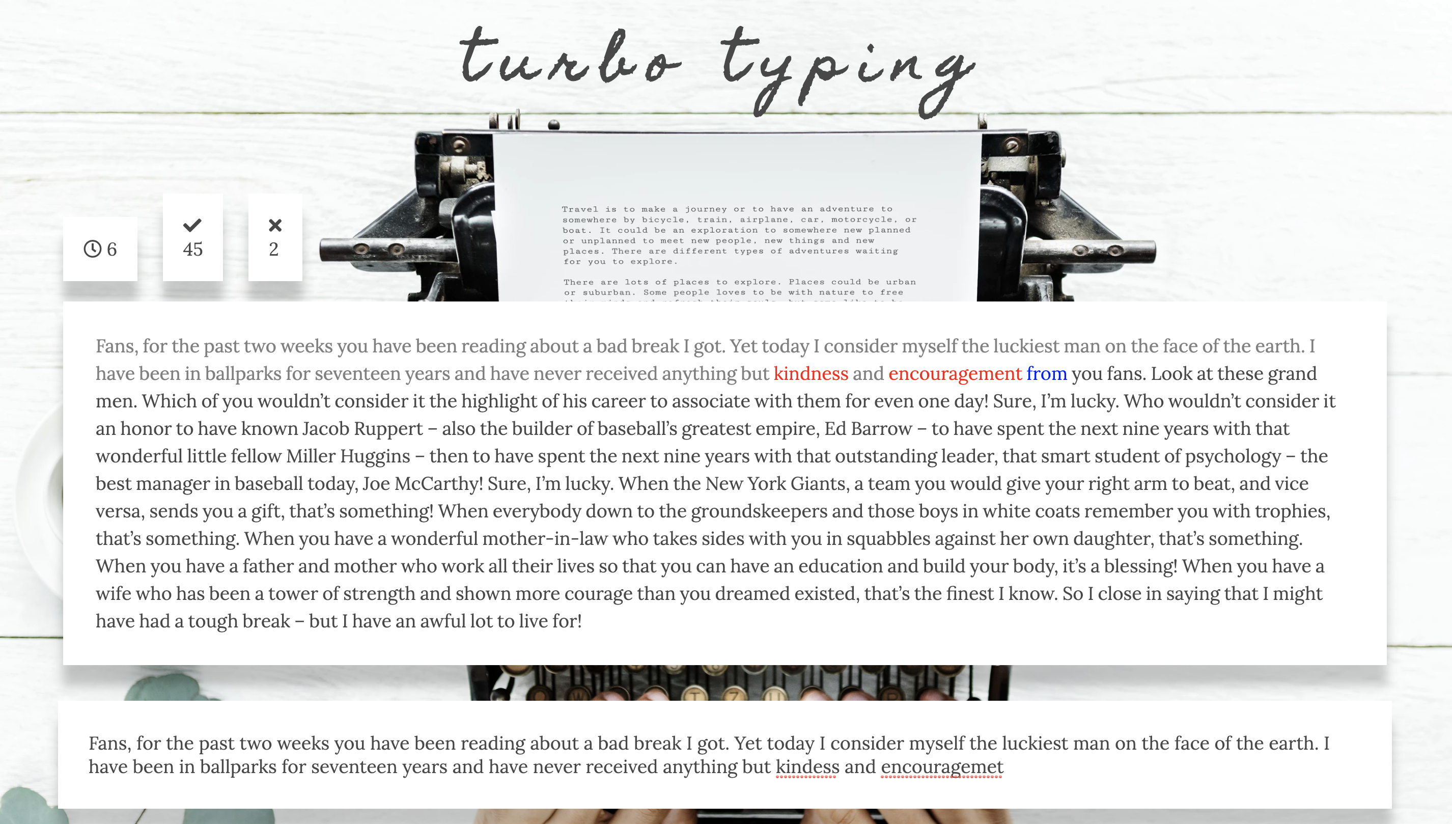 GitHub - mckenziefiege/turbo-typing-revamped: Update to Flatiron School ...