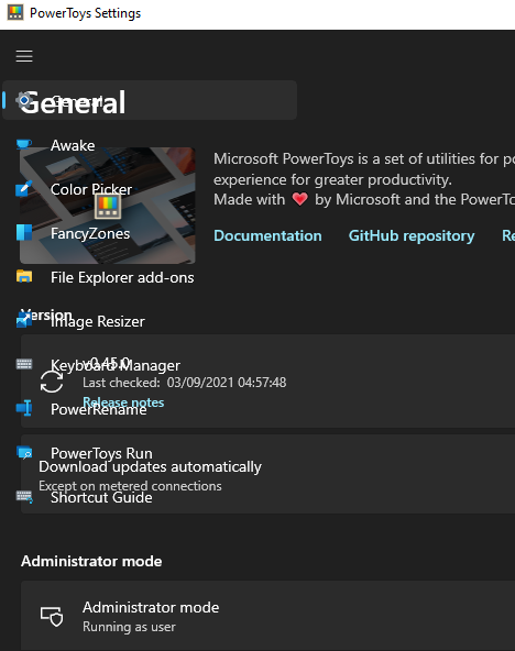 Settings navigation overlap · Issue #13022 · microsoft/PowerToys · GitHub