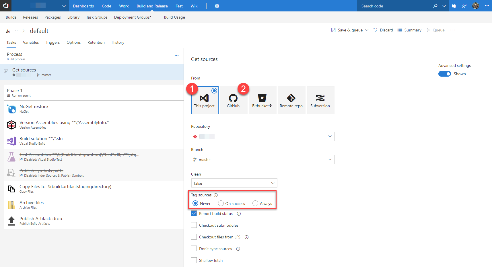 Ability to tag repository upon successful build · Issue #5829 ...
