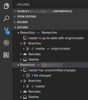 Add "active" repository (root) node in the GitLens Repository view ...