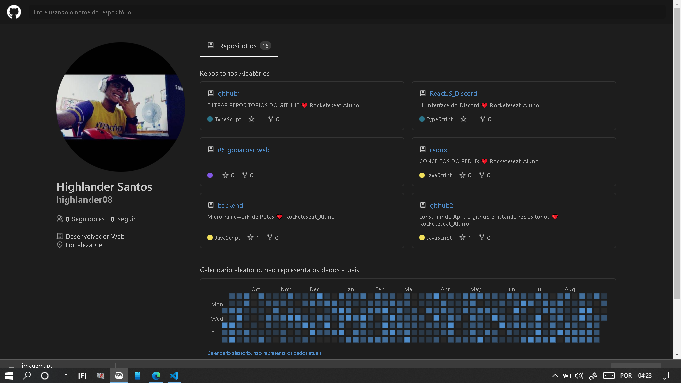 GitHub - highlander08/ReactJS_Github: UI Clone do GIthub Rocketseat_Aluno