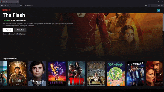 GitHub - Gustavo-Alberico/my-cloneflix: Projeto clone do netflix