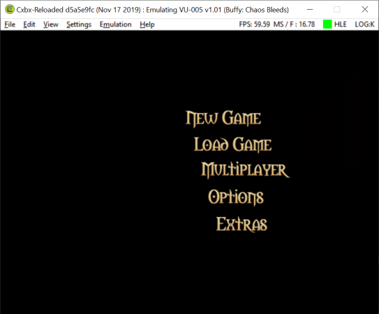 Buffy: Chaos Bleeds [VU-005] [1.01] · Issue #280 · Cxbx-Reloaded/game-compatibility · GitHub
