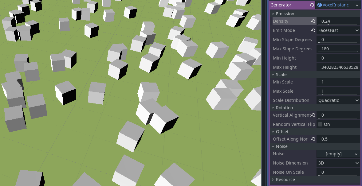 Request: Custom rotation for instances in VoxelInstanceGenerator ...