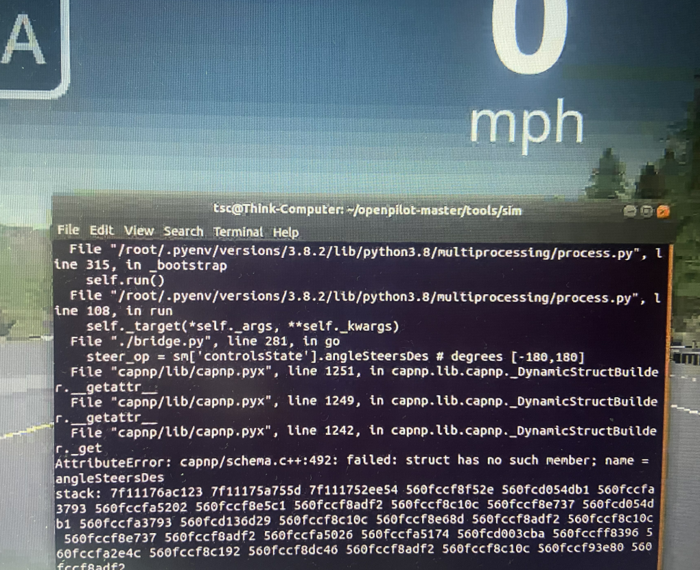 The vehicle can not run properly in the simulator · Issue #20158 · commaai/openpilot · GitHub