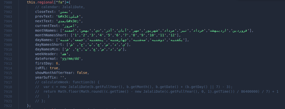 Jalaali date system support · Issue #73599 · odoo/odoo · GitHub