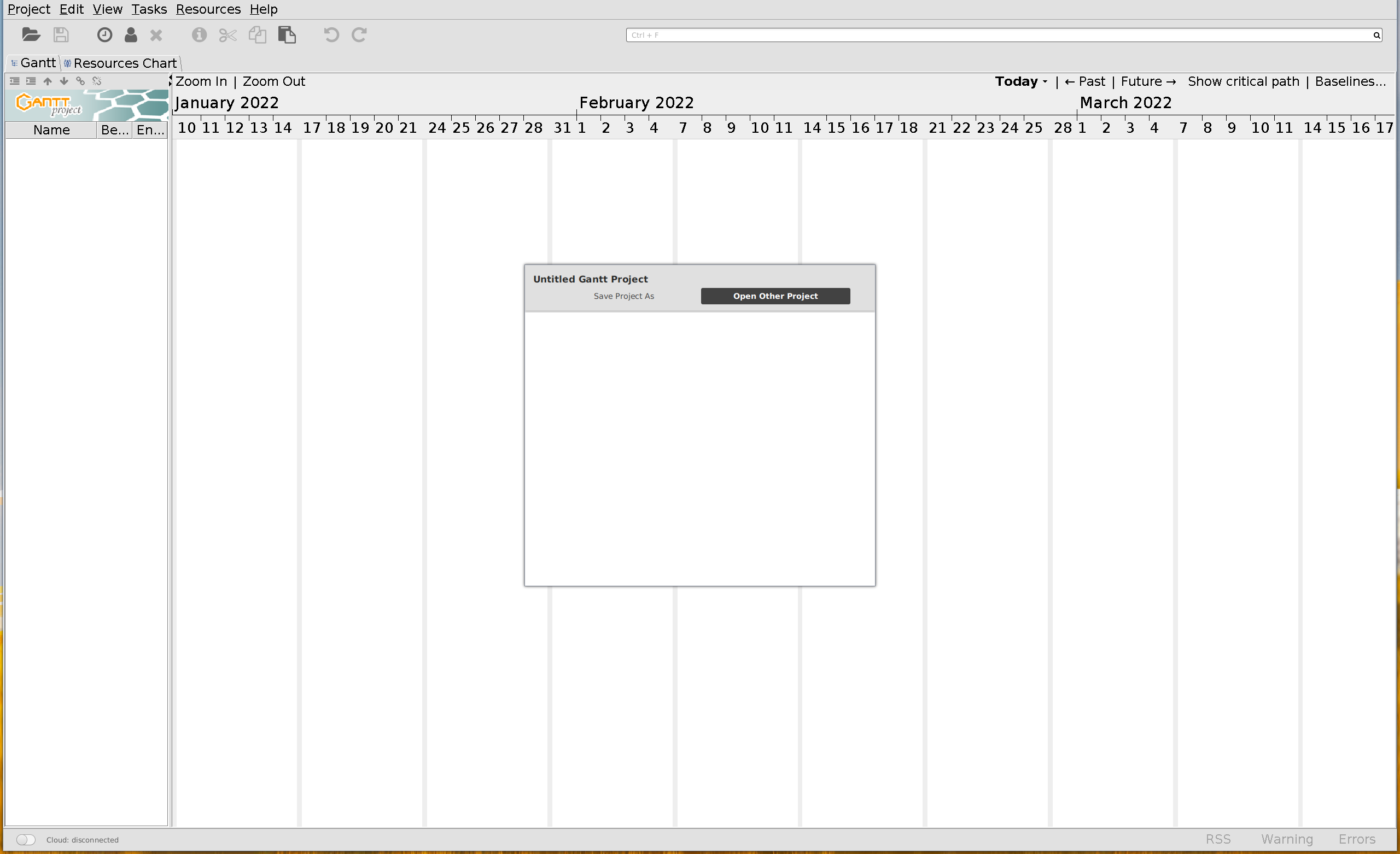 "open other project" shows nothing · Issue #1985 · bardsoftware/ganttproject · GitHub