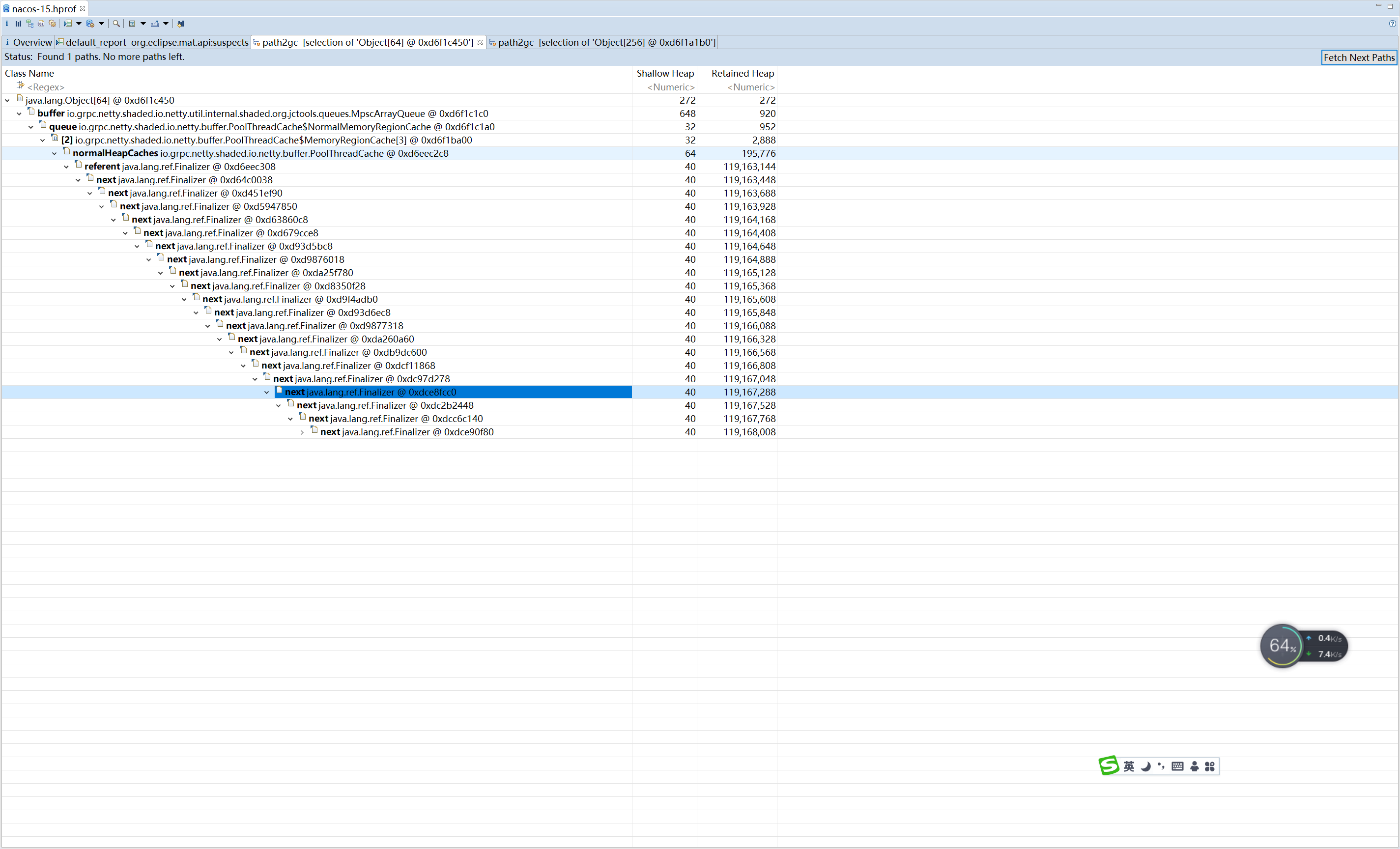 2.1.0 内存持续飙高 · Issue #9984 · alibaba/nacos · GitHub