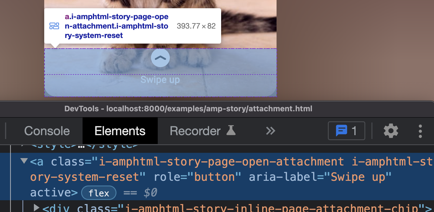 [amp story page attachment] CTA is not tab-able · Issue #37933 · ampproject/amphtml · GitHub