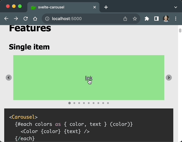 Links Should Not Open If User Is Swiping · Issue 151 · Vadimkorr Svelte Carousel · Github
