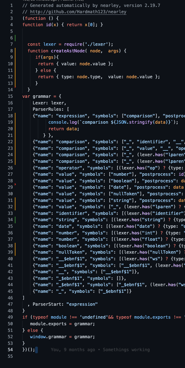 TypeScript support · Issue #2 · yracnet/vscode-nearley-plugin · GitHub
