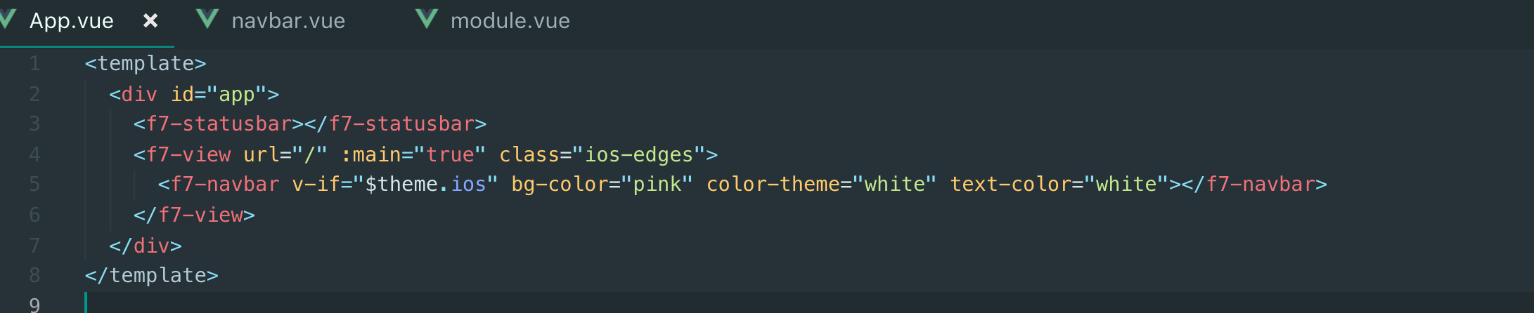 The color theme for Navbar in iOS theme no effect！ · Issue #2475 · framework7io/framework7 · GitHub