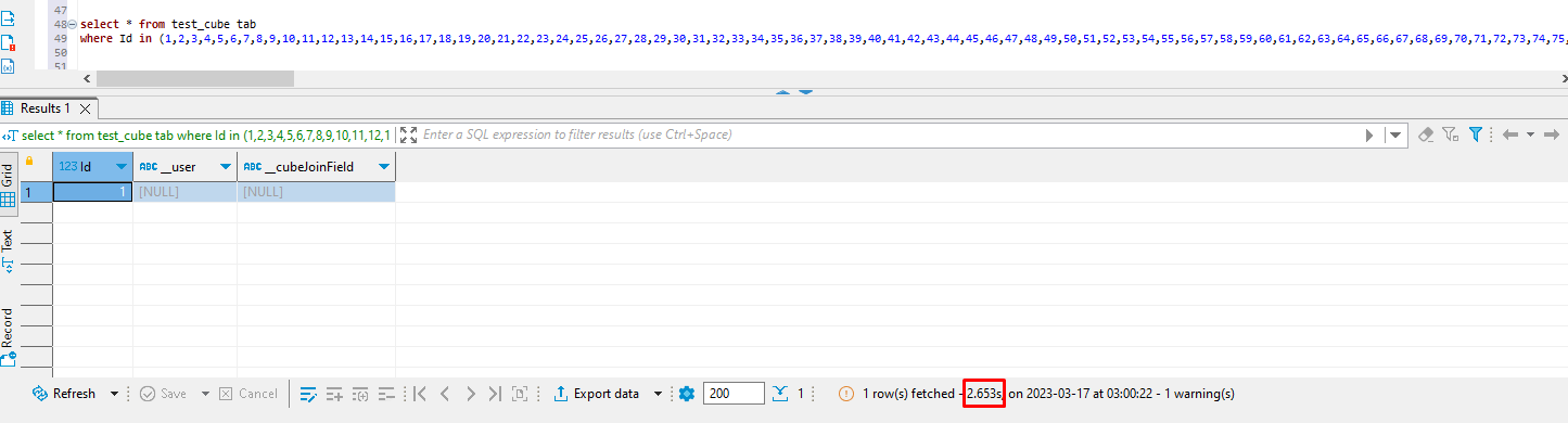 PG_SQL - Can't find rewrite due to [] AST node limit reached/Can't find ...