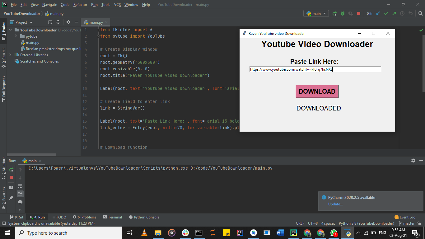 GitHub - RichKitibwa/YouTubeVideoDownloader