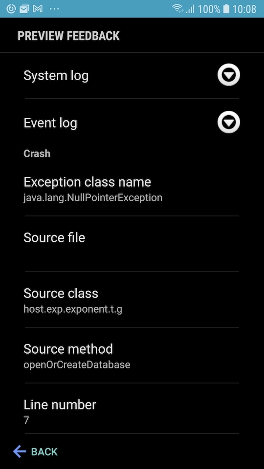 Expo Go v2.22.2 crashes loading any Snack with Android test phone ...