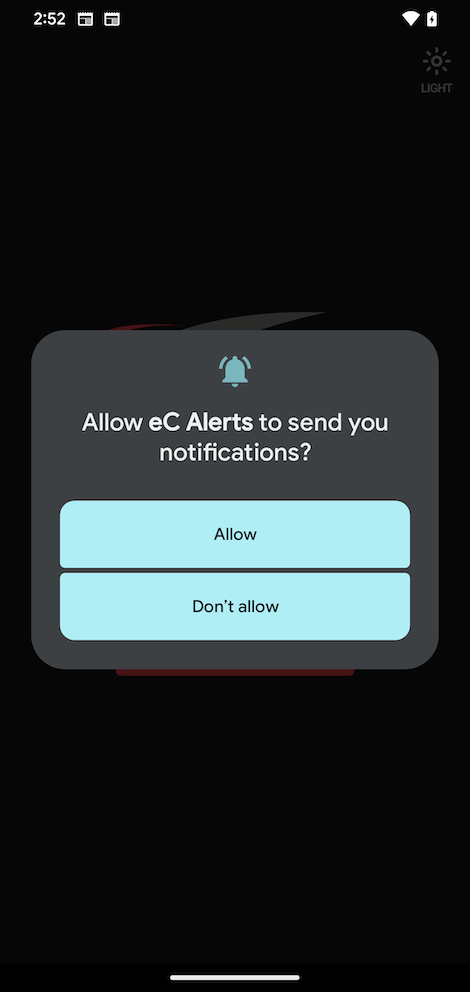 [expo-notifications] requestPermissionsAsync() does not present the permissions request for ...