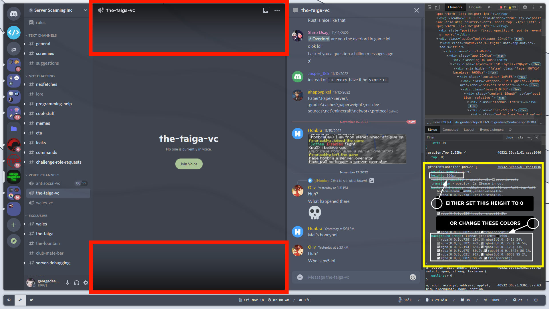 [FEAT] Remove/Recolor this ugly gradient · Issue #15 · orblazer/discord-nordic · GitHub