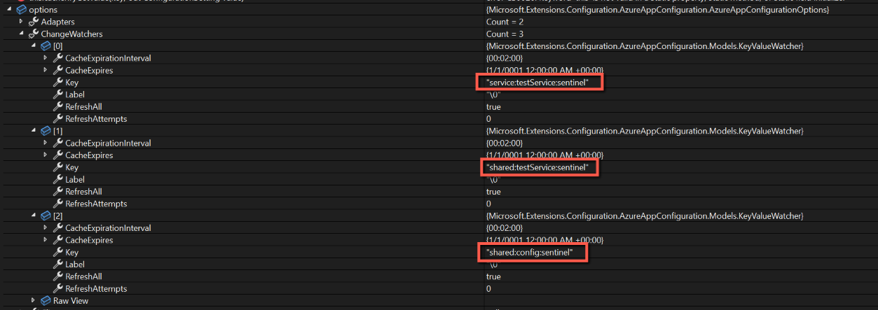 Mutiple sentinel keys don't refresh at the same frenqency? · Issue #407 · Azure/AppConfiguration ...