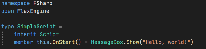 What about F# support? · Issue #587 · FlaxEngine/FlaxEngine · GitHub