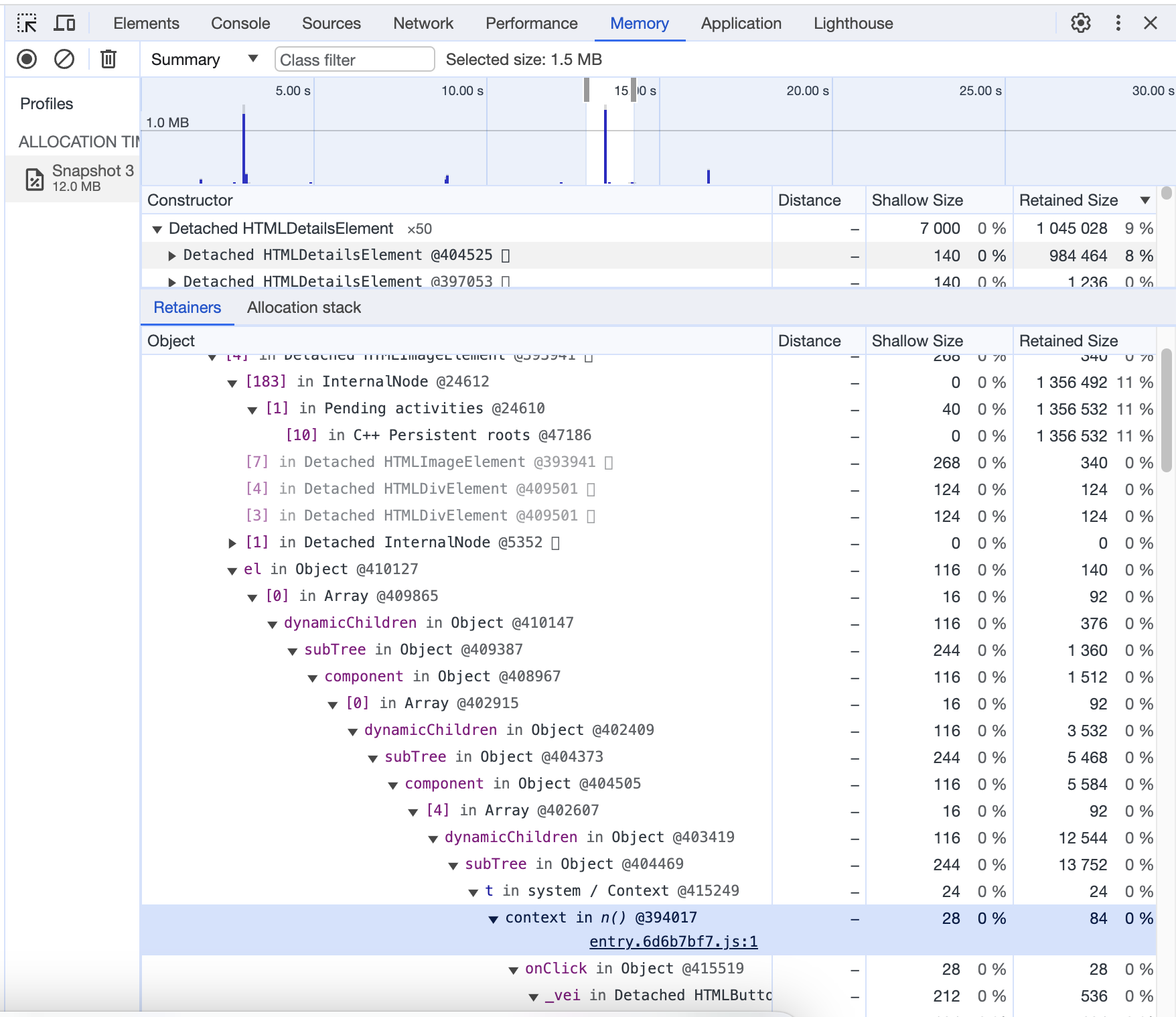 Memory Leak on route navigation · Issue #15239 · nuxt/nuxt · GitHub
