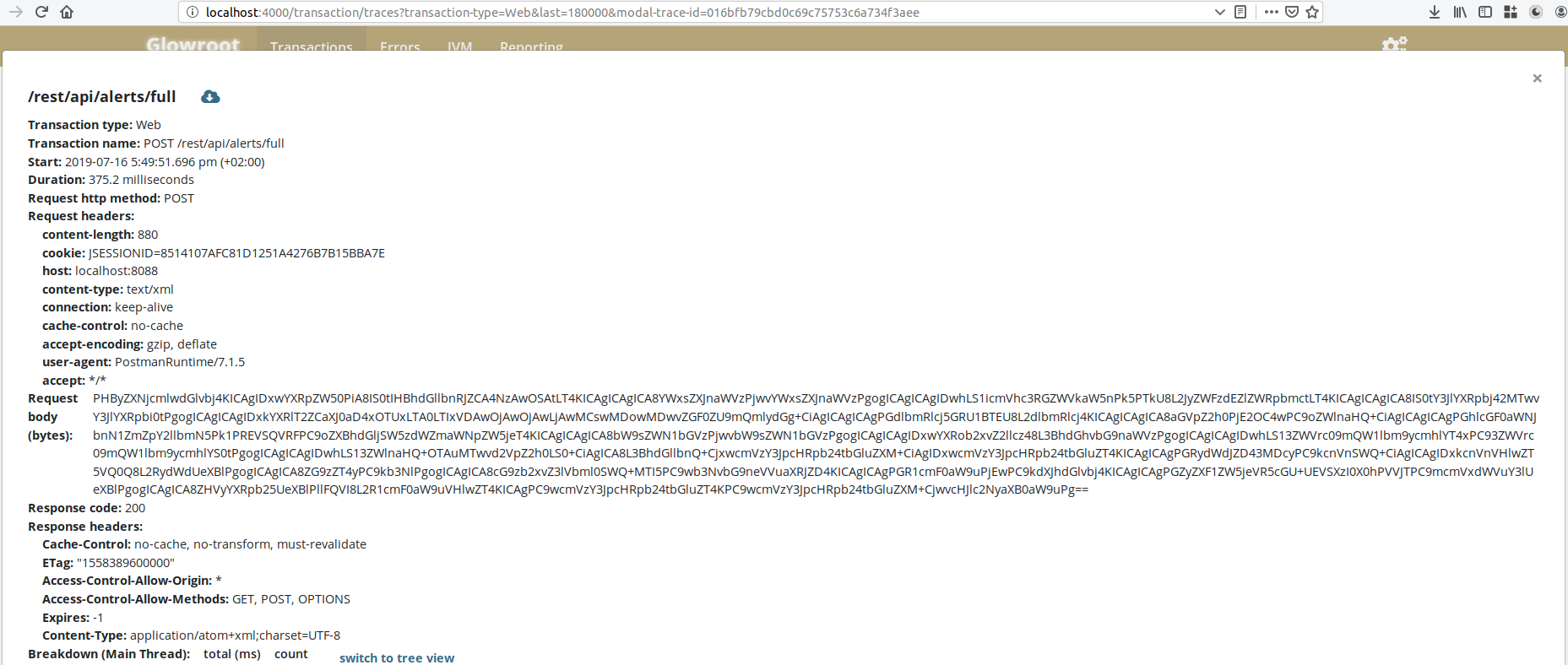 Capture request / response body (for POSTs, especially for JSON content type)? · Issue #579 ...