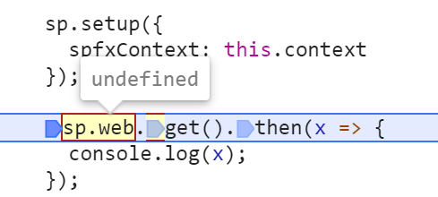 PnPjs v2.0.1 web object is undefined · Issue #1016 · pnp/pnpjs · GitHub