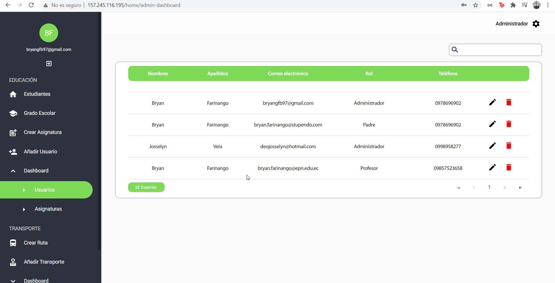 GitHub - Bryan-Farinango/School-web