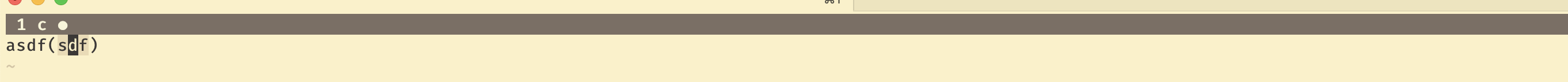 Bug: tabline background changed after select with `vib`, and can't change back when visual mode ...