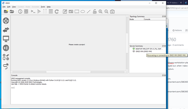 gns3vm grayed out · Issue #1760 · GNS3/gns3-server · GitHub