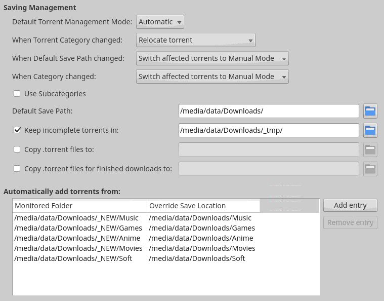 qB ignores "automatically add torrents from" set · Issue #11236 ...