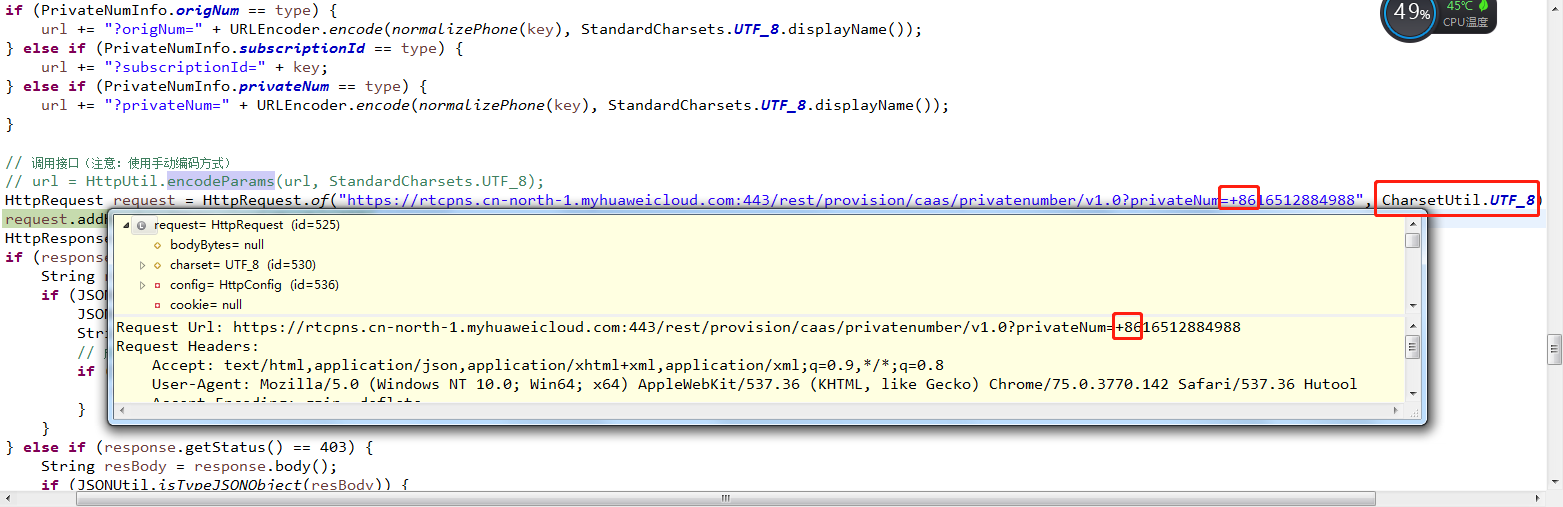 HttpRequest of(String url, Charset charset) charset 为null时，仍然对url进行了编码导致错误 · Issue #2243 ...
