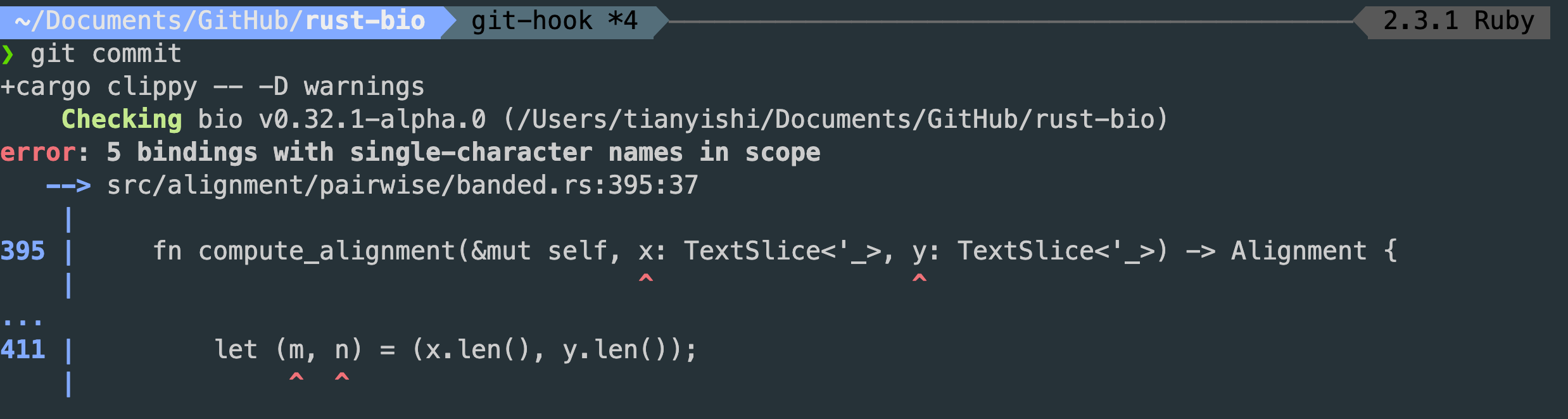 Use Git Hooks · Issue 369 · Rust Biorust Bio · Github 9336