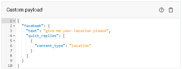 How to get Lat & Long from Facebook Messenger using Custom Payload · Issue #178 · dialogflow ...