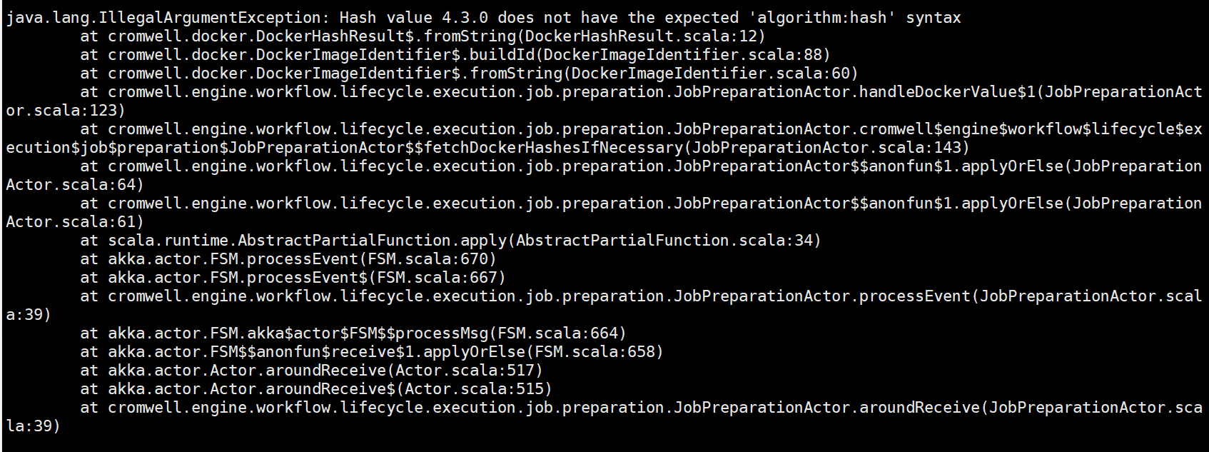Docker Hash Error · Issue 7222 · Broadinstitutecromwell · Github 
