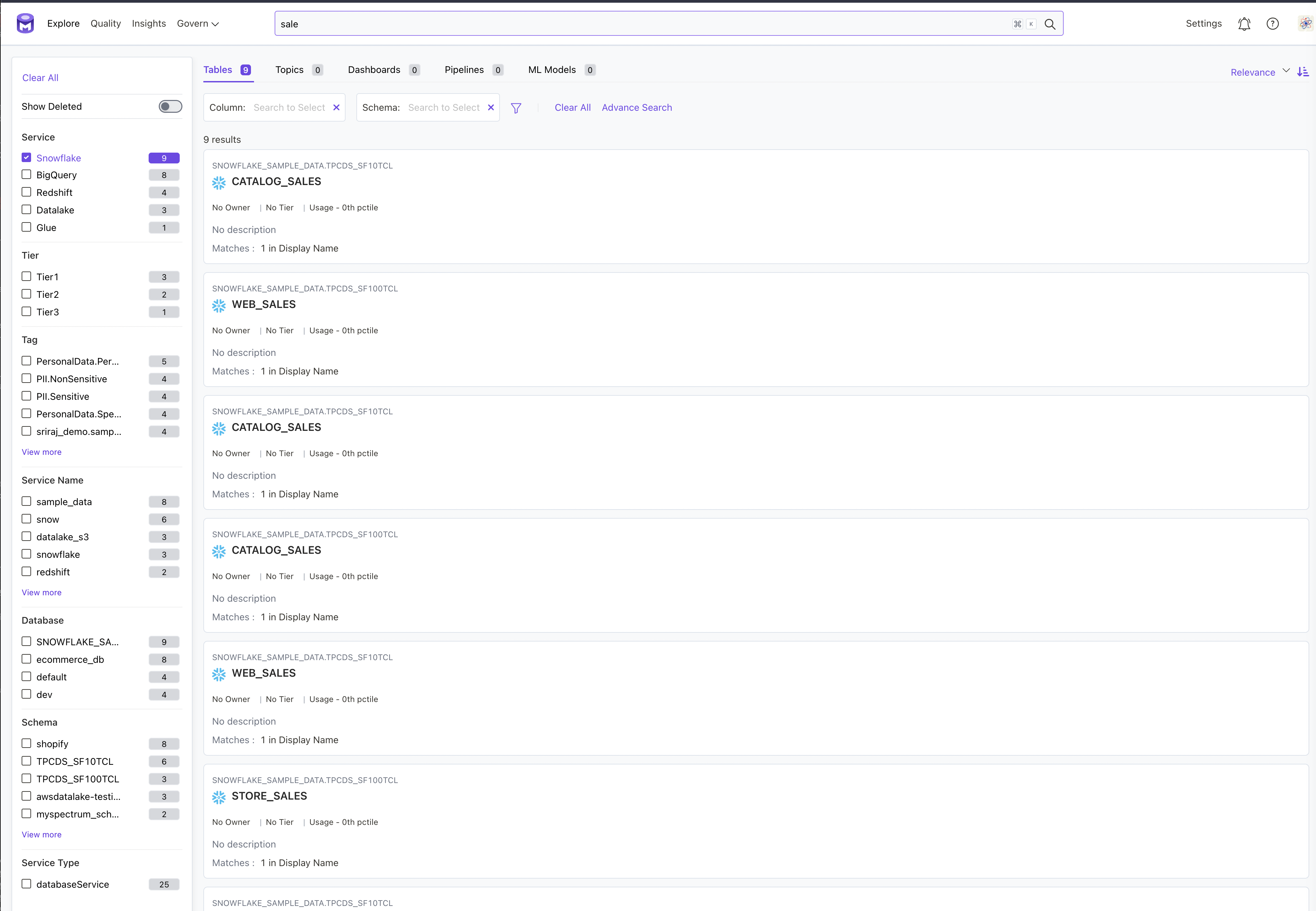 regression in search filters · Issue #9108 · open-metadata/OpenMetadata · GitHub