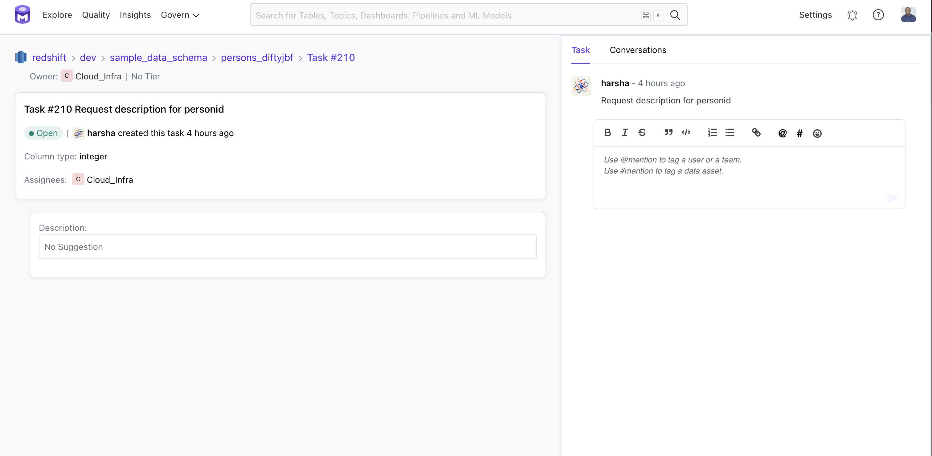 Tasks assigned to Team owner doesn't have any options to update/close · Issue #10505 · open ...