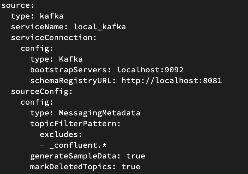 ingest issues for kafka messaging · Issue #10867 · open-metadata/OpenMetadata · GitHub