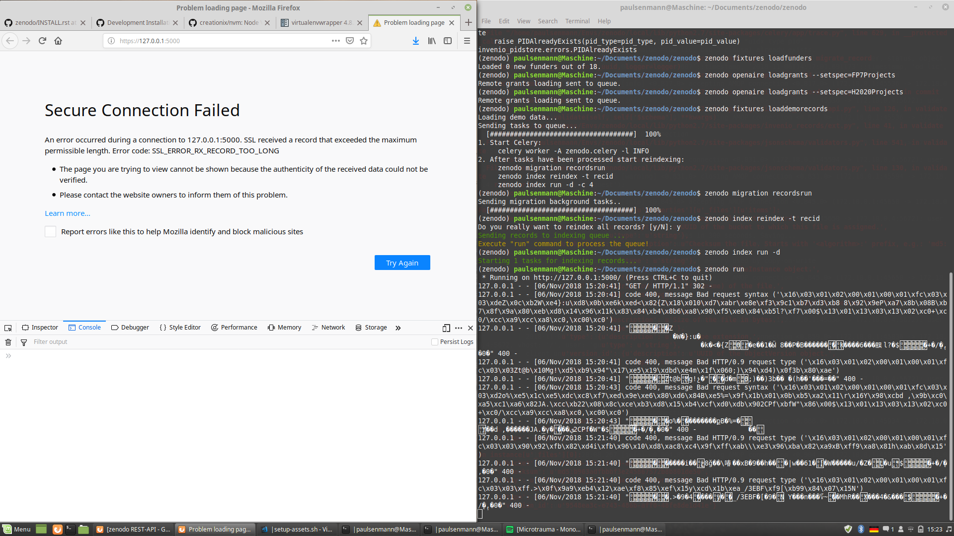 Development Installation Error Egg_Info · Issue #1636 · zenodo/zenodo · GitHub