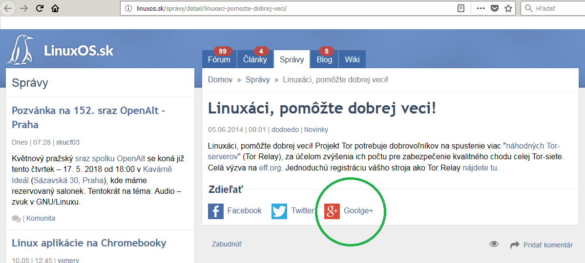 preklep v ikonke Google+ (Goolge+) · Issue #95 · LinuxOSsk/Shakal-NG ...