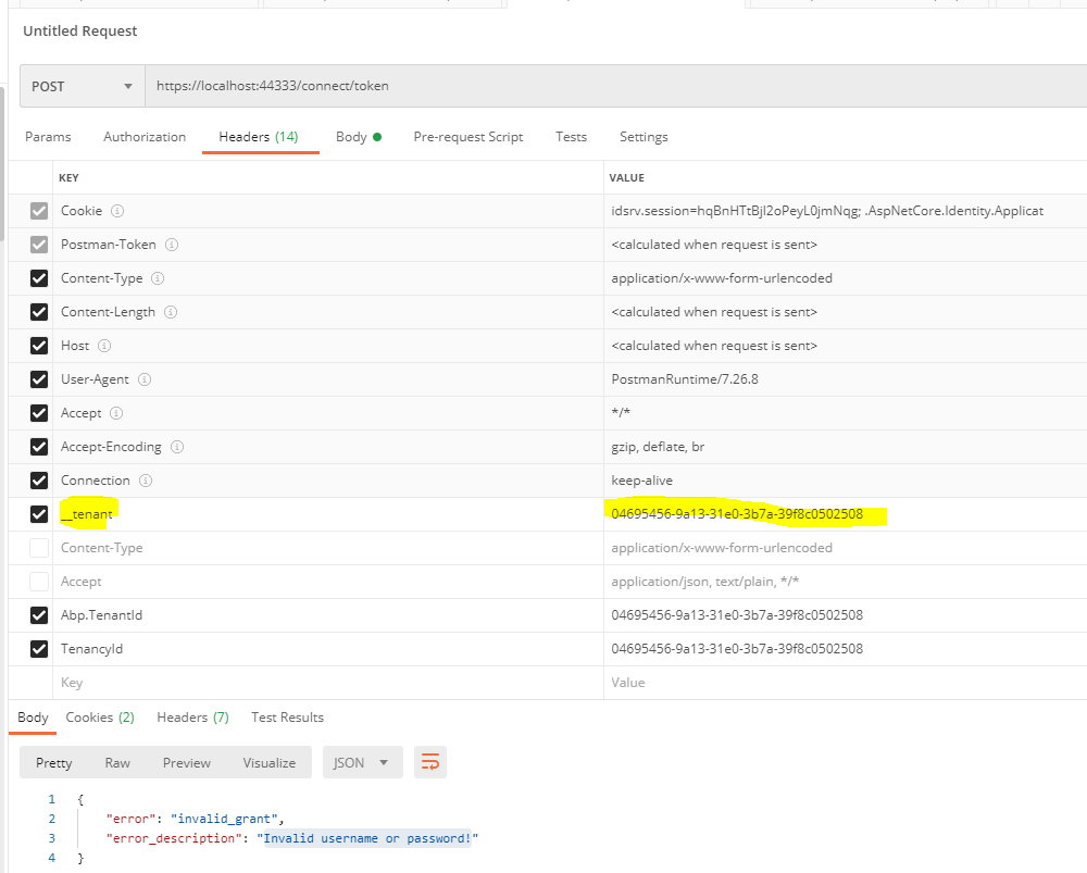 Failed to login to swagger as tenant · Issue #7176 · abpframework/abp · GitHub