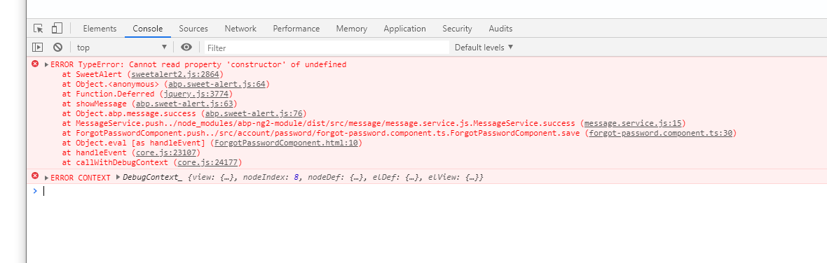 The abp.message related method should be added to the options parameter as abp.notify · Issue ...