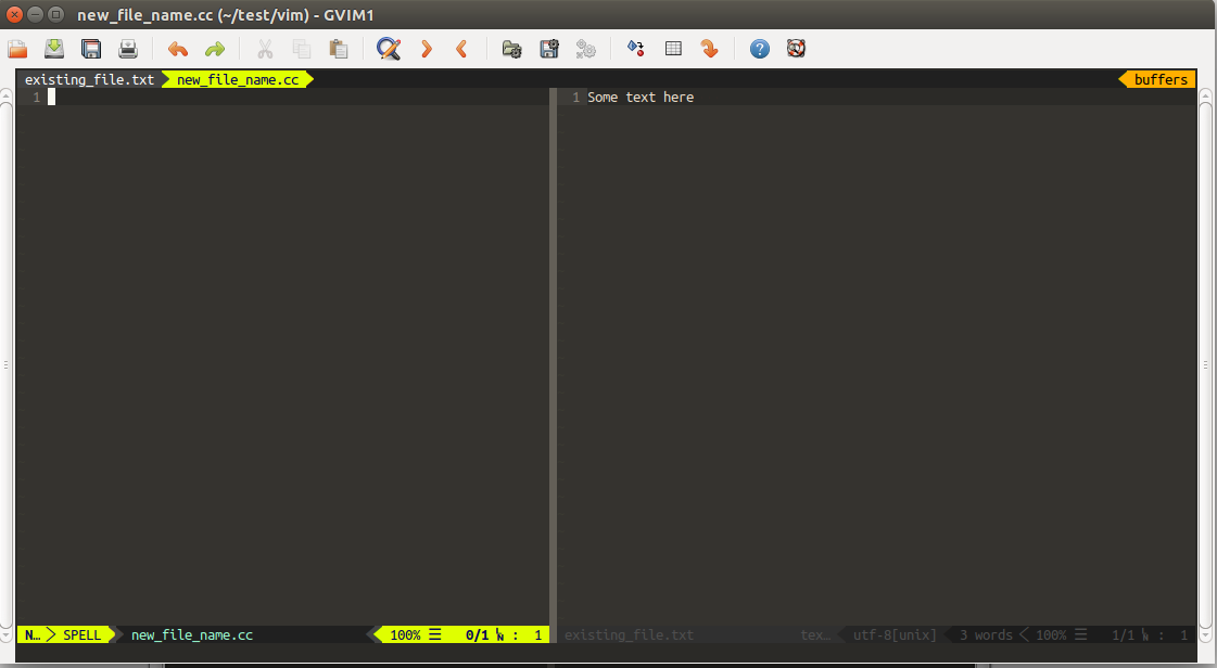 Split With New File Name Doesnt Open Empty Buffer · Issue 3736 · Vscodevimvim · Github