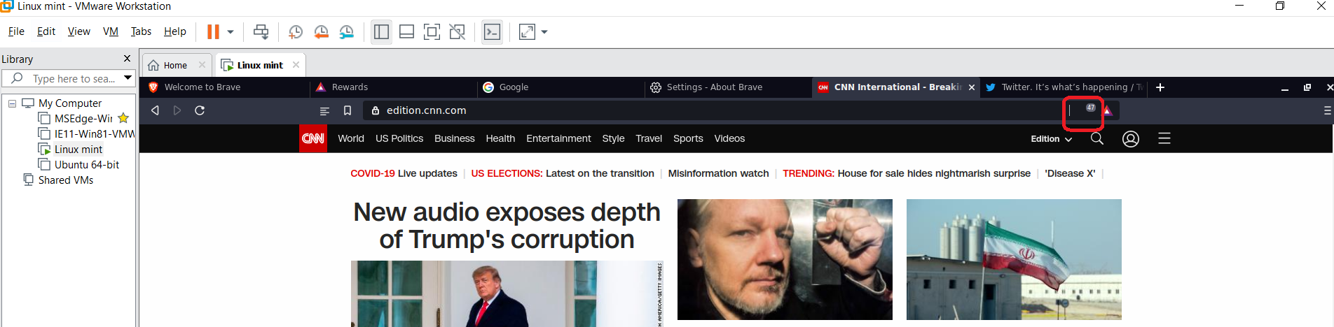 Shield Icon Is Disappeared Or Reversed When Switching Between The Tabs · Issue 13360 · Brave 