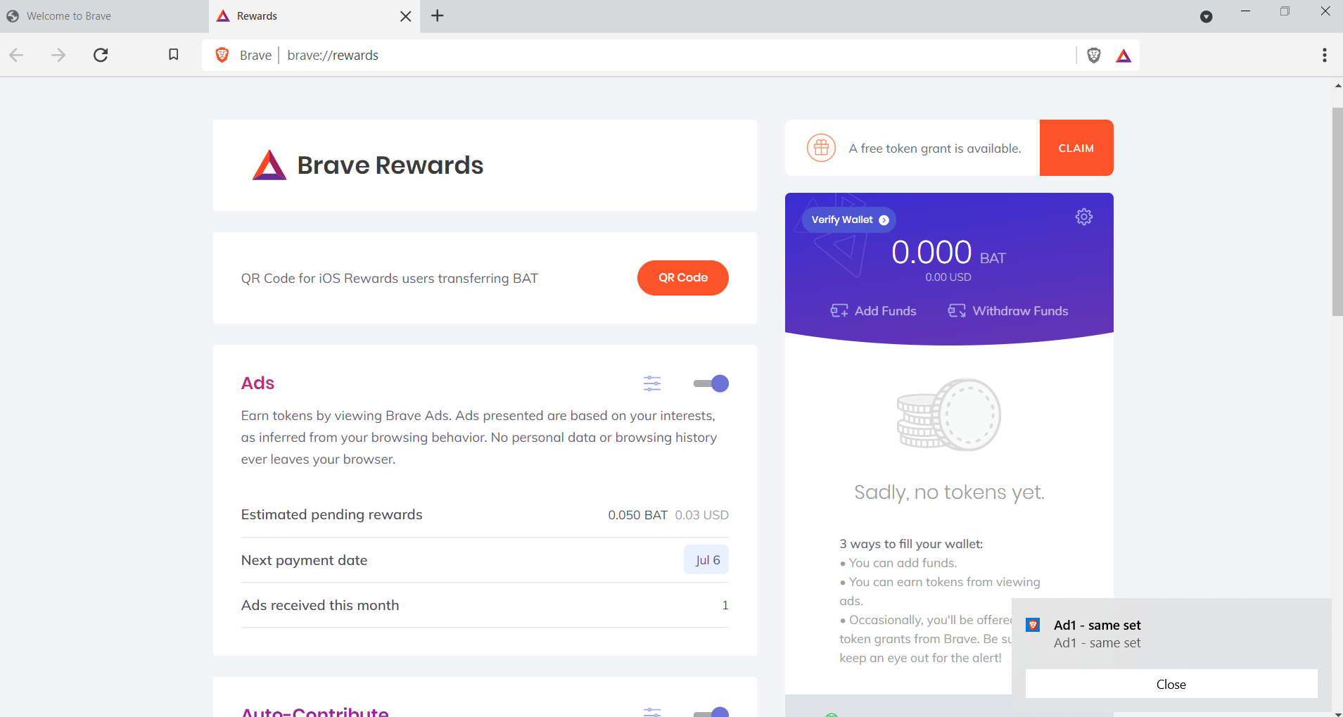 Implement Brave Ads field trials · Issue #16213 · brave/brave-browser ...