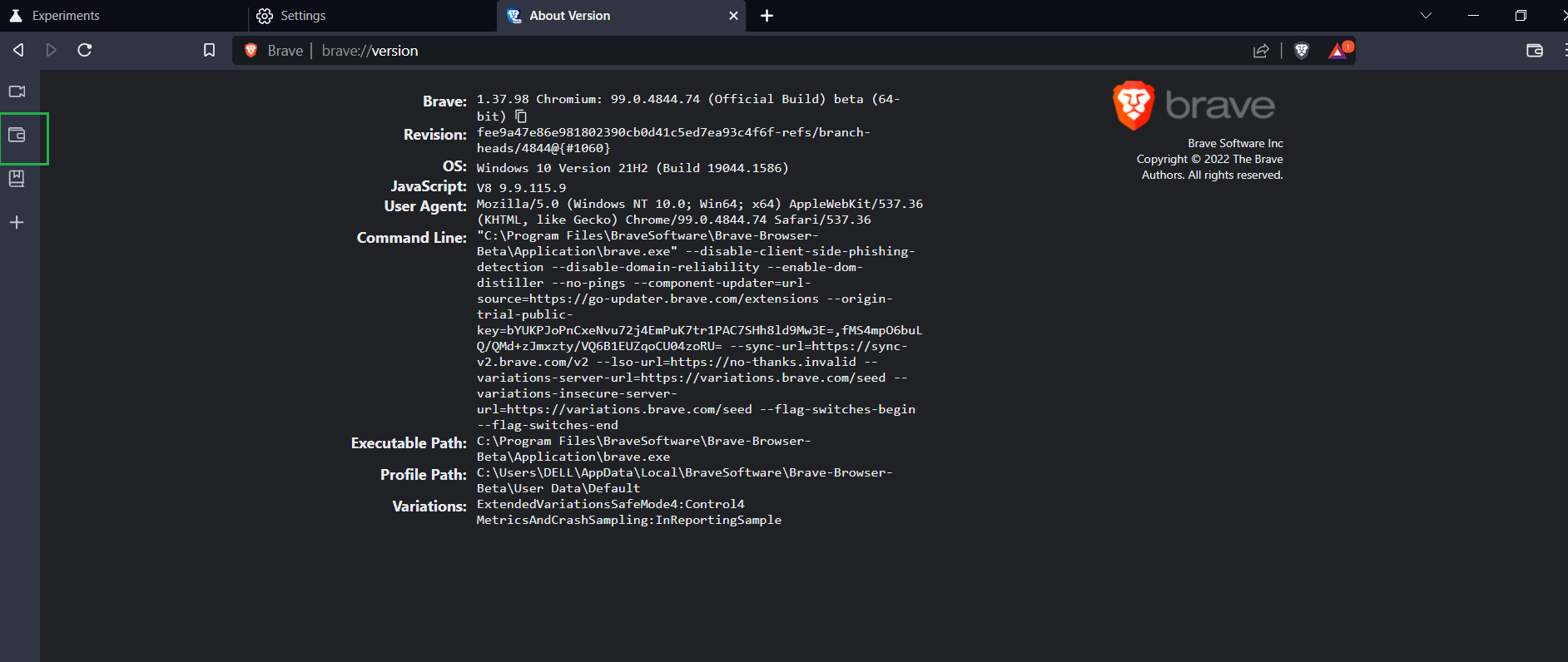 Use Correct Icon For Wallet In The Sidebar · Issue 21655 · Bravebrave Browser · Github